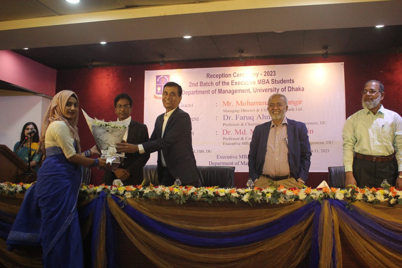 Executive Master of Business Administration - DU MANAGEMENT